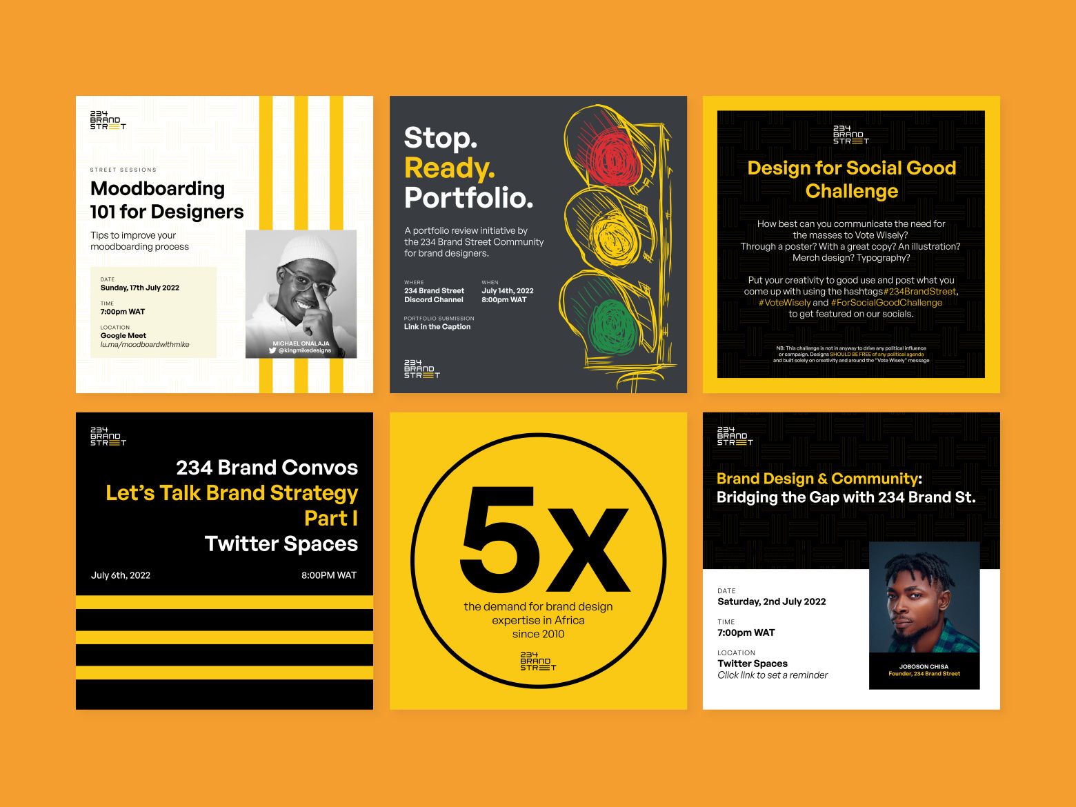 Social Media Design for 234 Brand Street by Chisaokwu Joboson on Dribbble