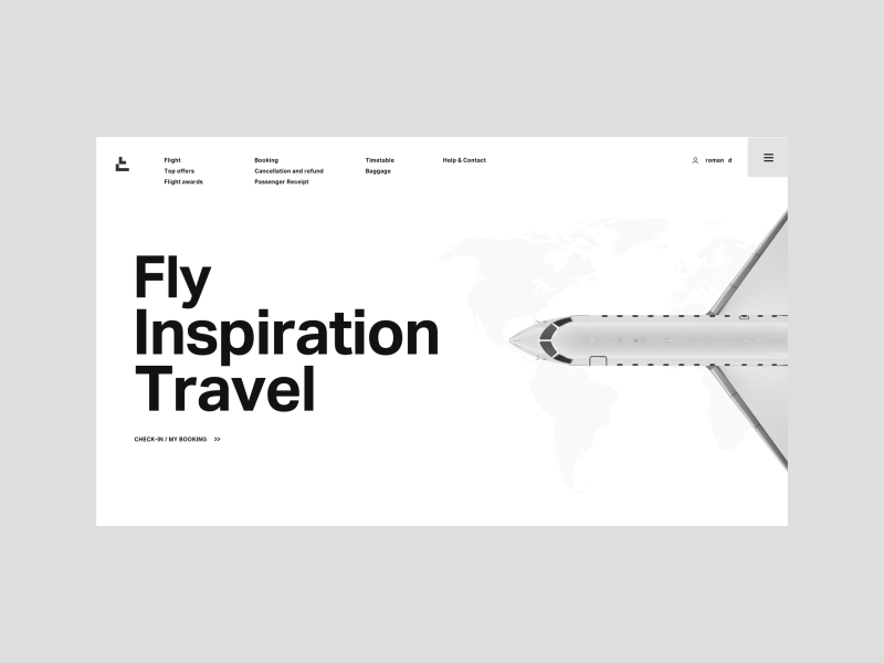 Flight Booking by Roman Dobrik on Dribbble