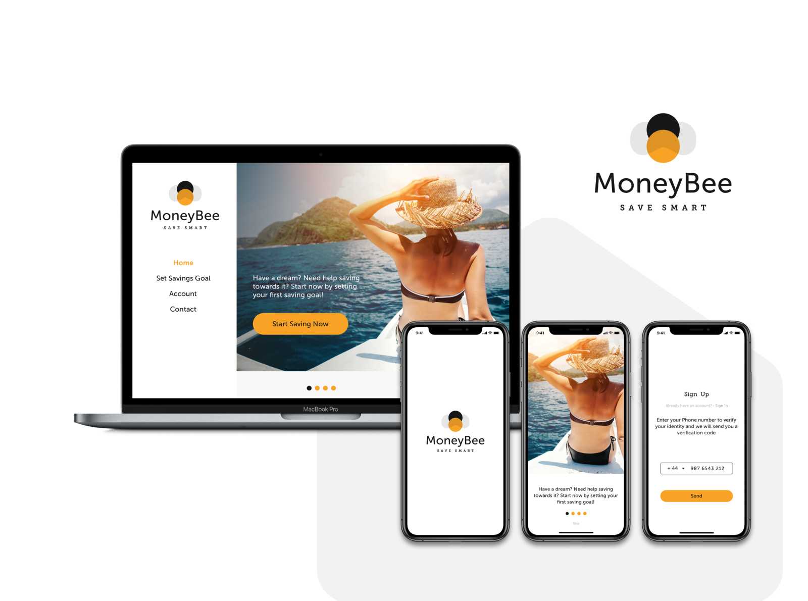 Money Saving UI by Valentyna Shlonchak on Dribbble