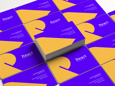React | Business card & Mug by Aurora design studio on Dribbble