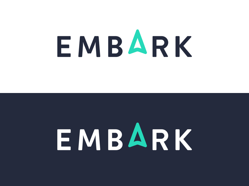 Embark Logo by Tony Gines on Dribbble