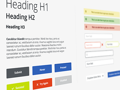 UI Library by Tony Gines on Dribbble