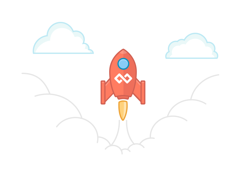 Launch illustration by Pavel Maček on Dribbble
