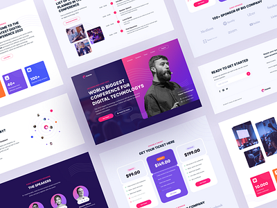 Evento - Event Conference Landing Page by Fanny Rifqi A F for Sans ...