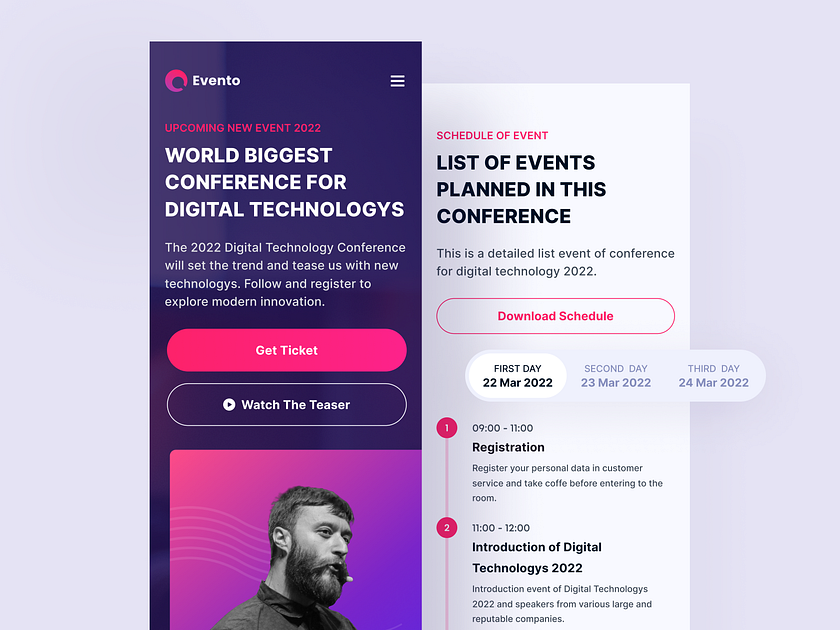 Evento - Event Conference Responsive View by Fanny Rifqi A F for Sans ...