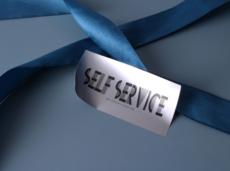 self service silver vinyl stickers by OzStickerPrinting on Dribbble