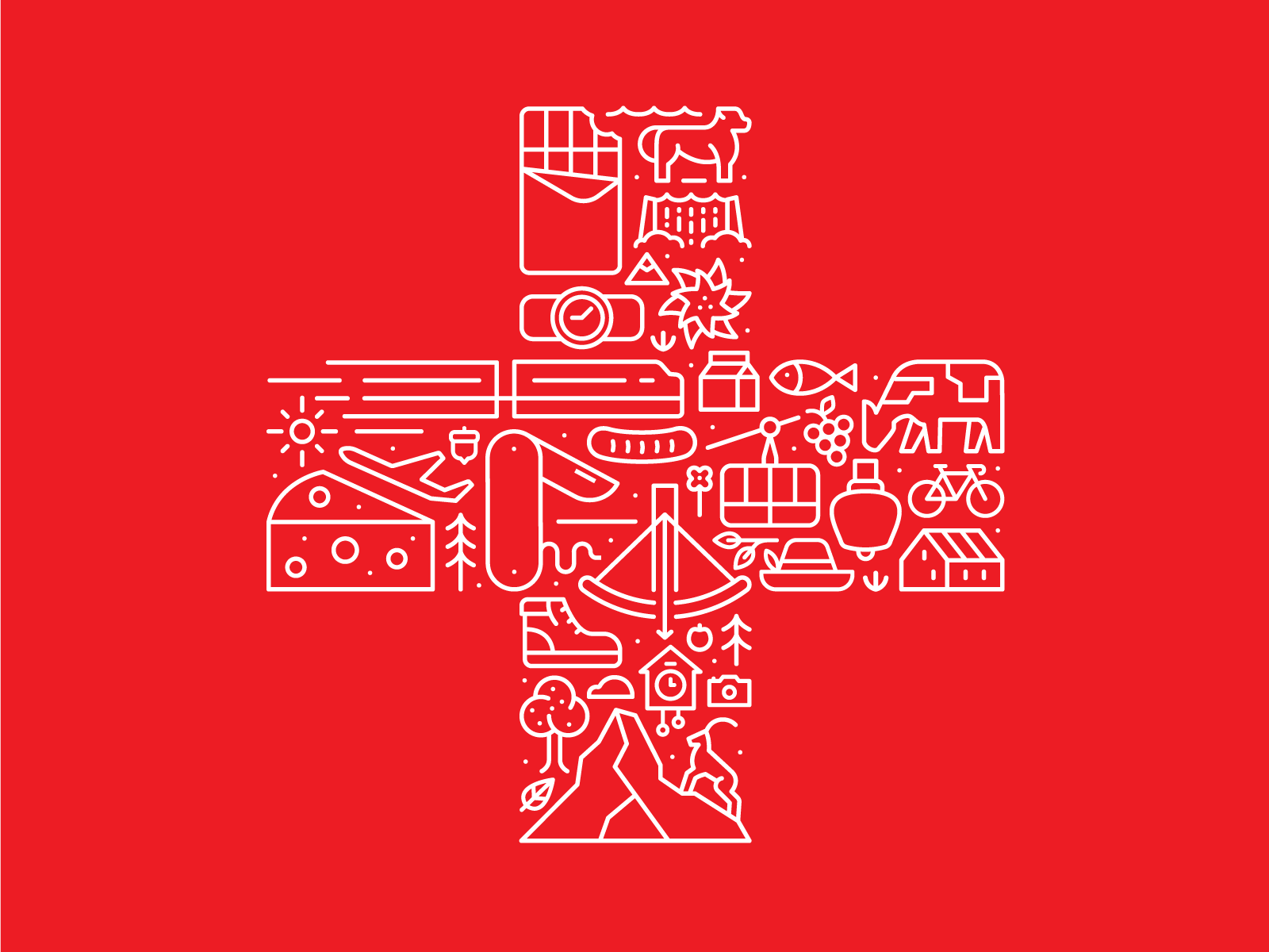 Switzerland by Jorrien Peterson on Dribbble