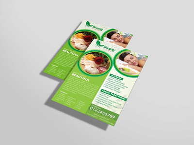 Flyer Beauty Massage by Fitra.M on Dribbble