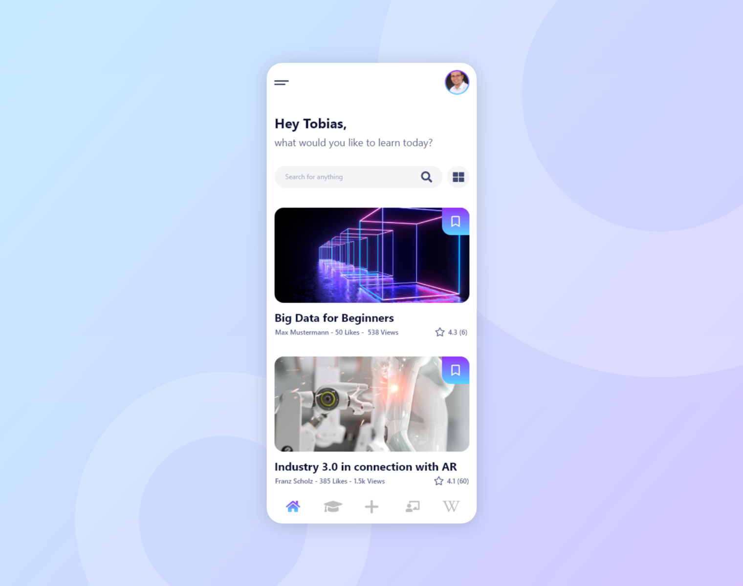 Course Mobile App by Tobias Schmidt for BitBitHooray on Dribbble