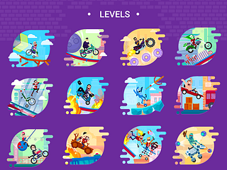 Levels designs, themes, templates and downloadable graphic elements on ...