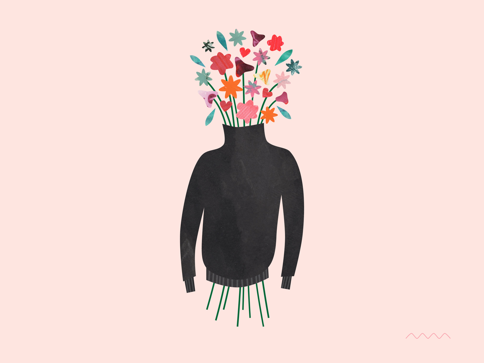 perfect match / illustration by Martyna Marzec on Dribbble