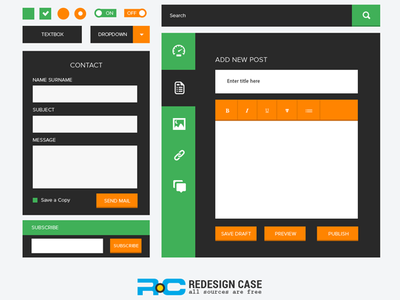 Responsive UIkit by Idhyha Creatives & Technology on Dribbble