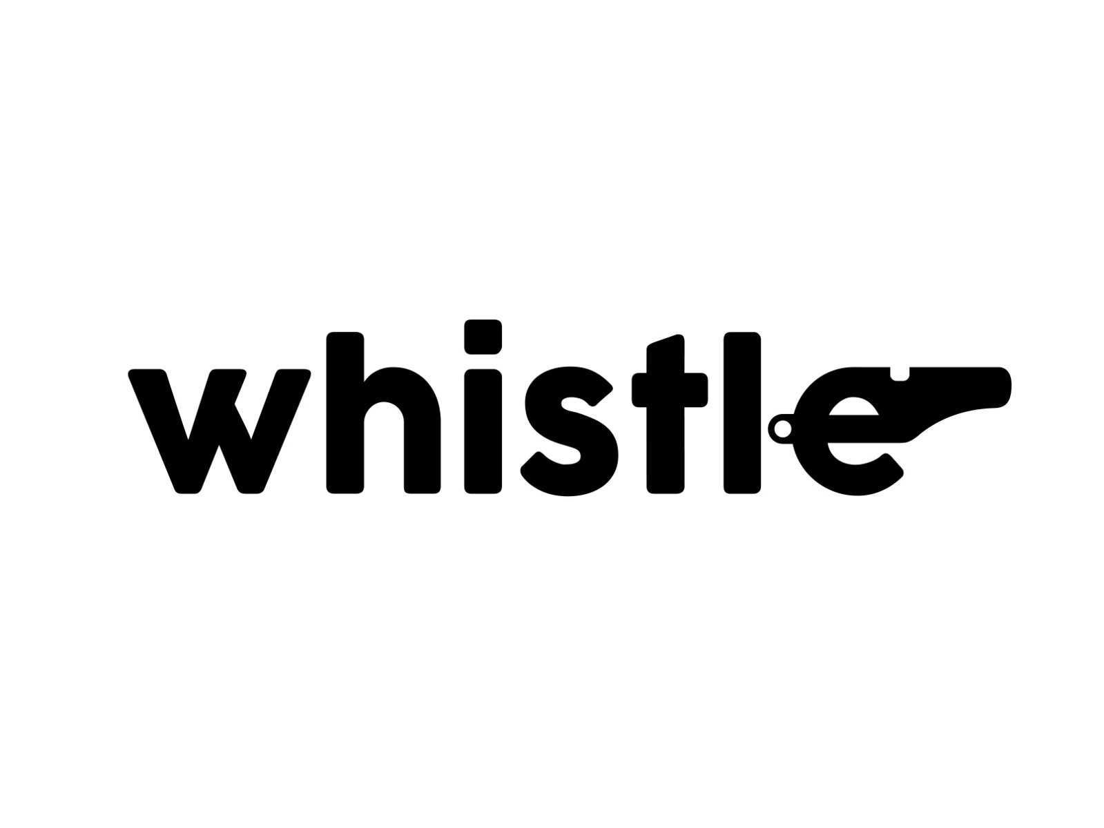 whistle wordmark by finalidea on Dribbble