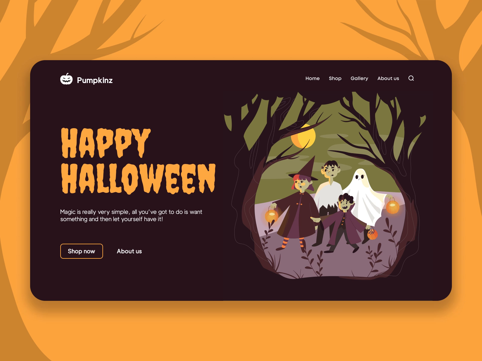 Shop for Halloween by Brightlab on Dribbble