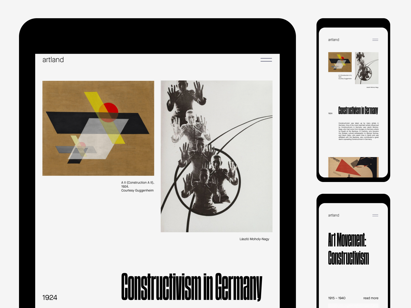 🎨 Constructivism Website Design - Exploring by Brightlab on Dribbble