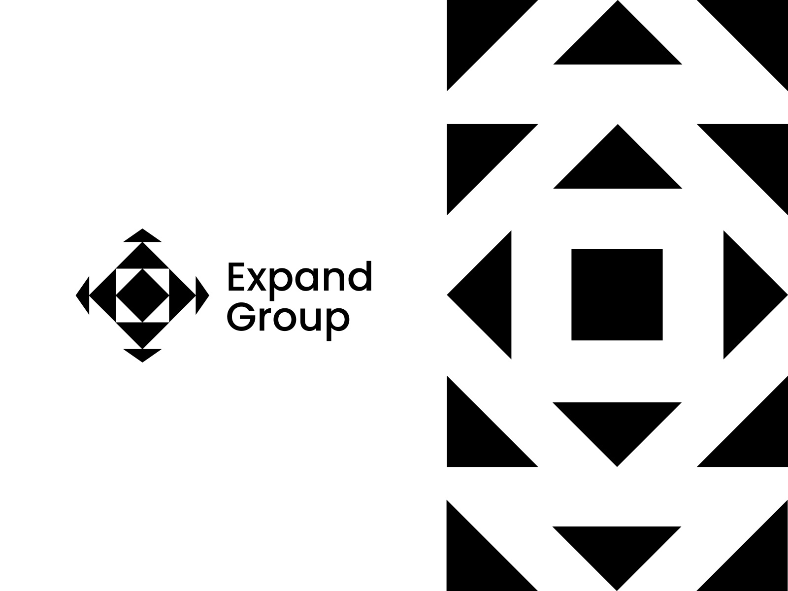 Expand Group - Logo Design Concept by Faikar | Logo Designer on Dribbble