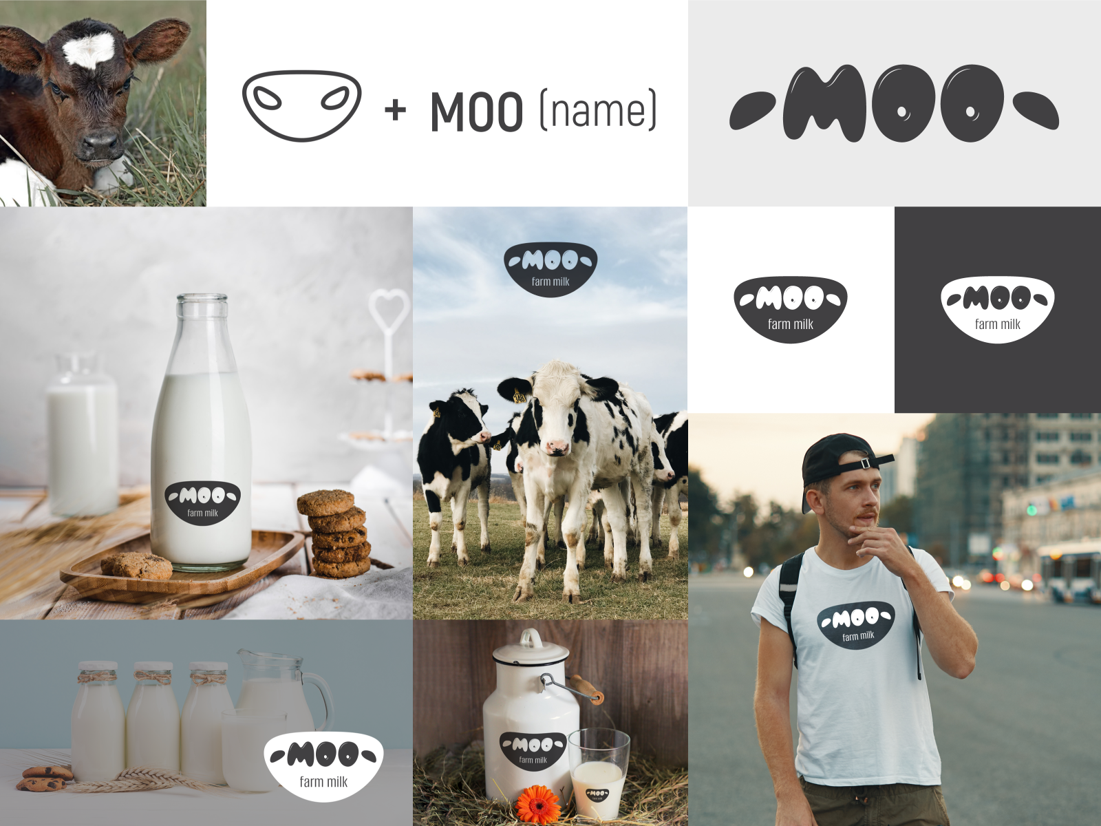 Brand Identity for the “Moo” by Ulyana Kertutska on Dribbble