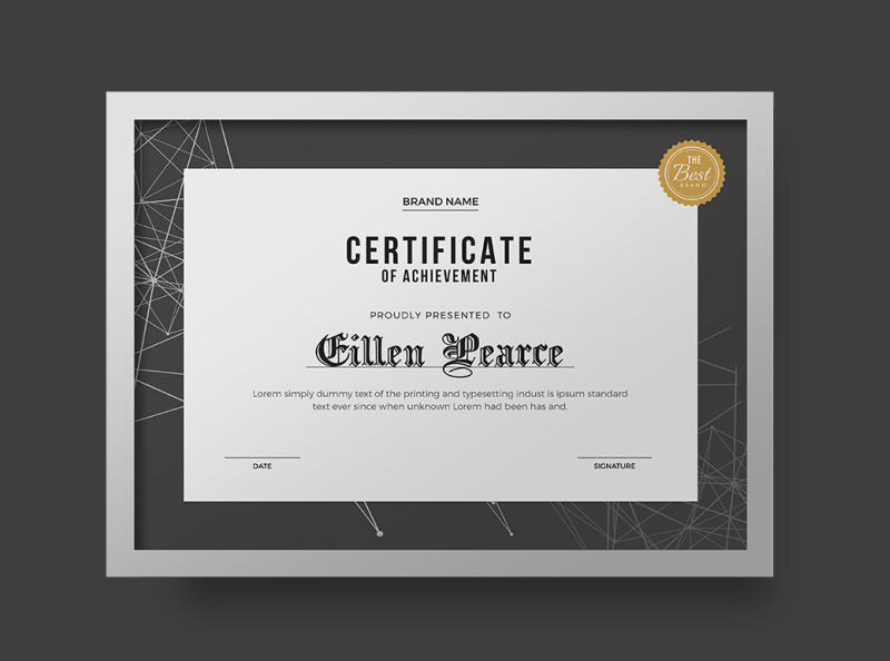 Certificate Design by DesignsBird on Dribbble