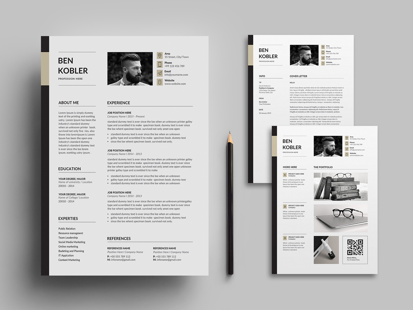 Resume/CV by DesignsBird on Dribbble