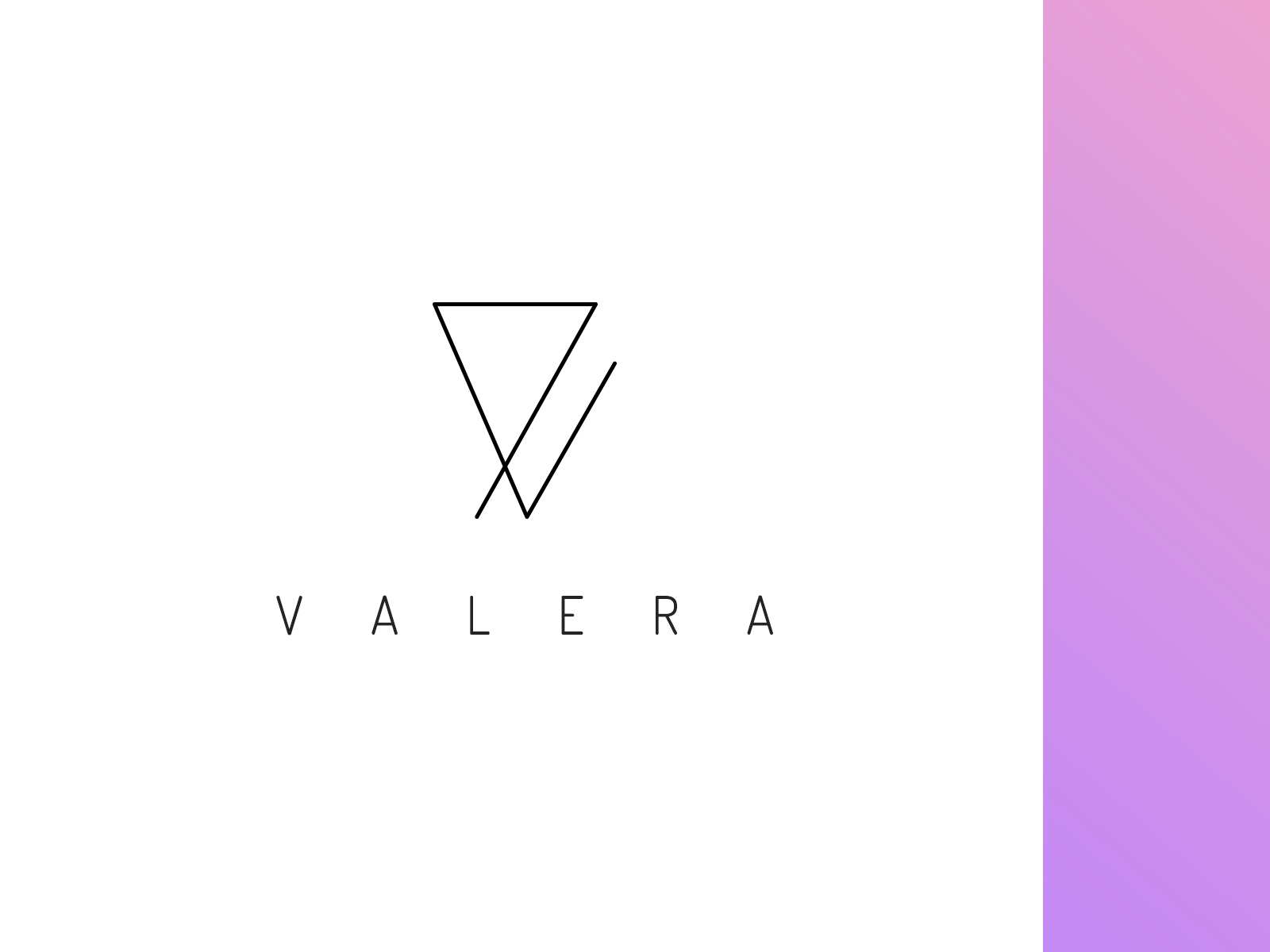 valera logo by L U Z I N E on Dribbble