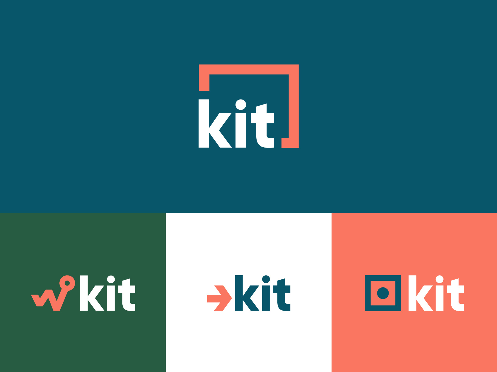 Kit Logo Concepts by Daina Lightfoot on Dribbble