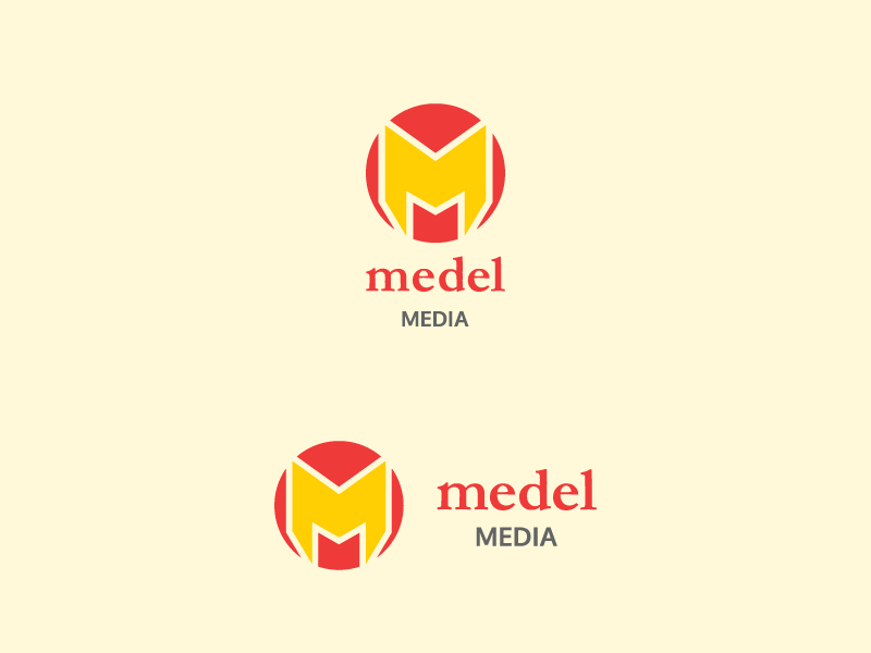 Medel Media logo by Josie Medel on Dribbble