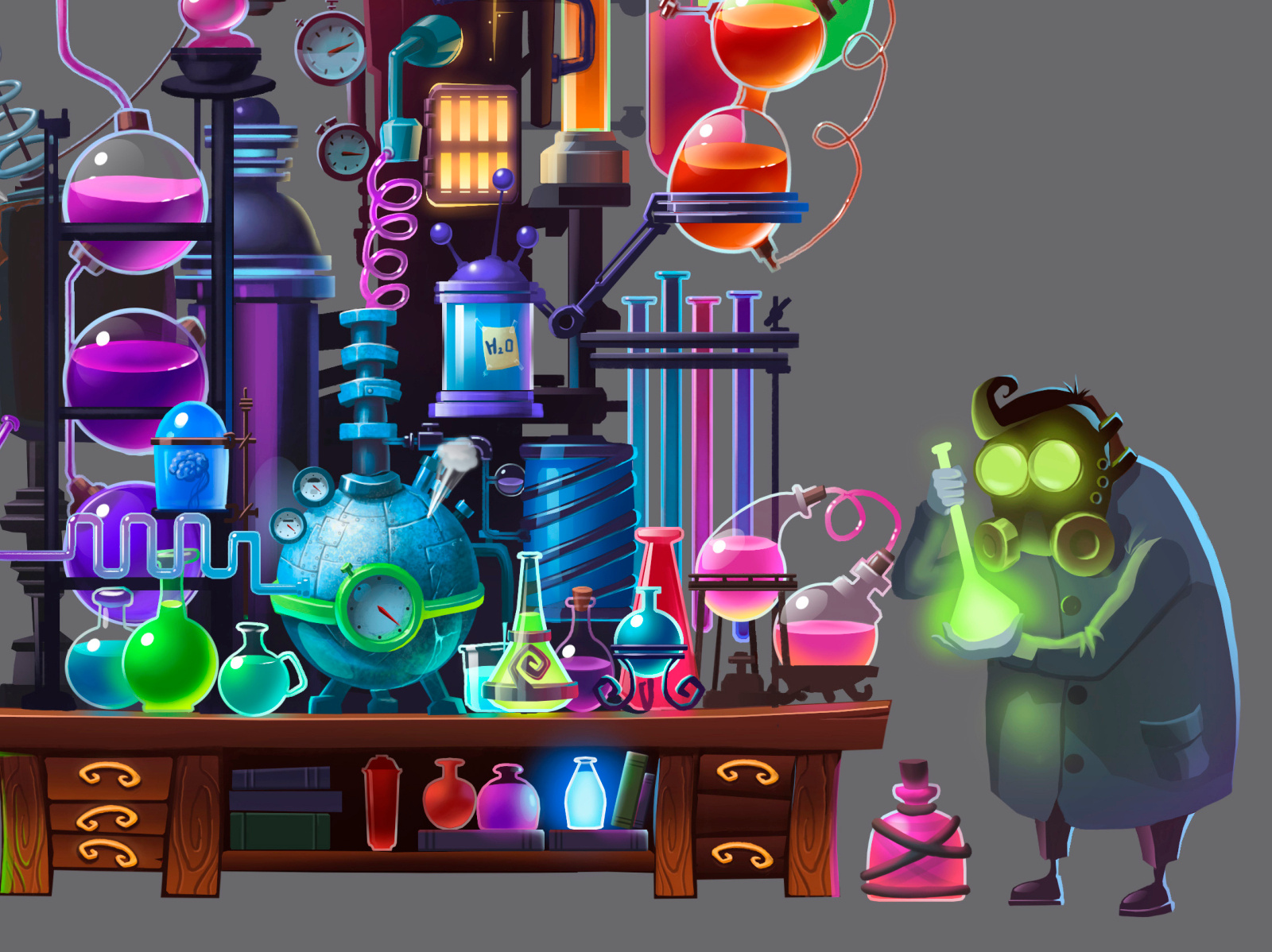 Laboratory by Vladimir Lis on Dribbble