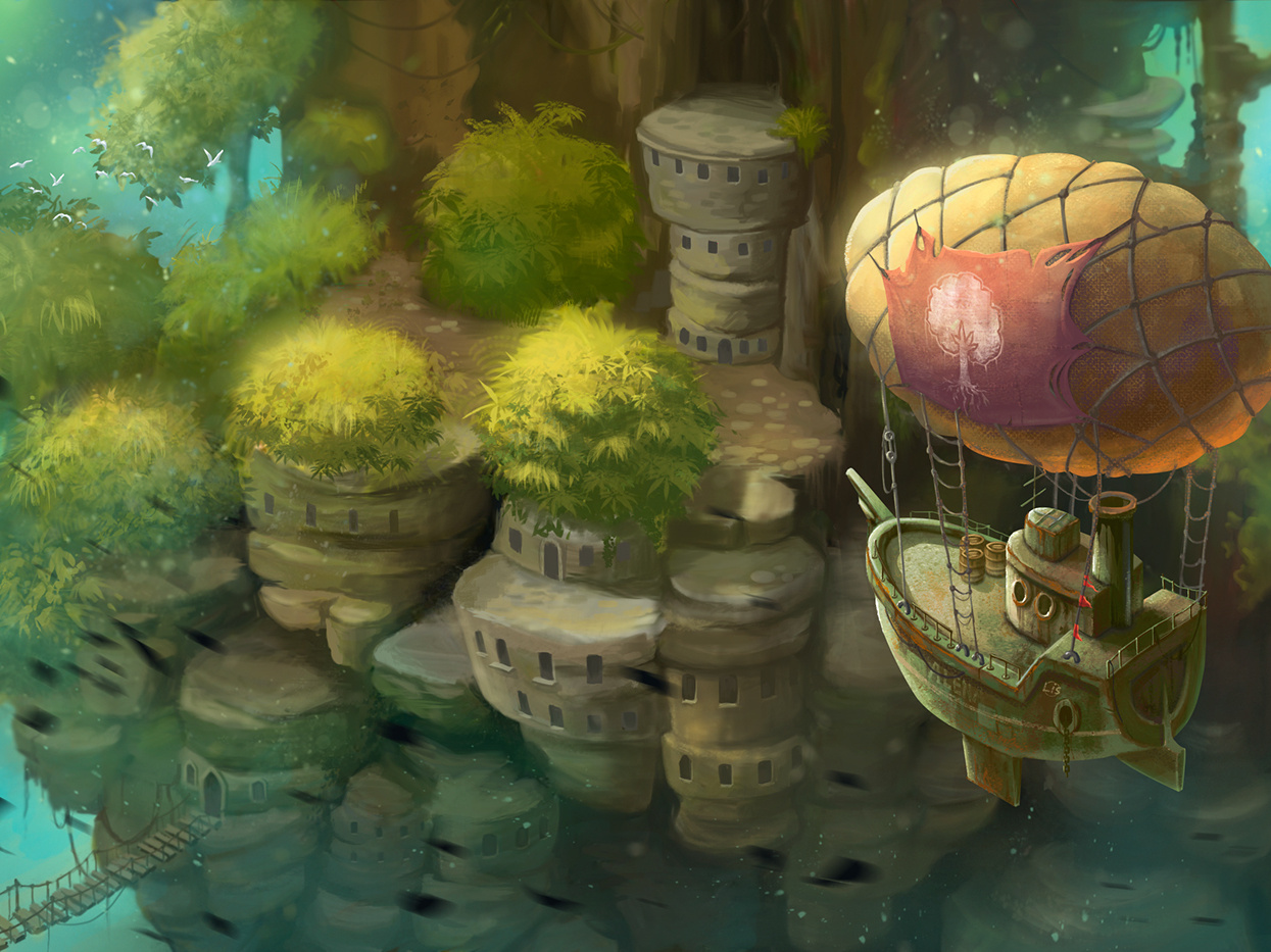 World tree by Vladimir Lis on Dribbble