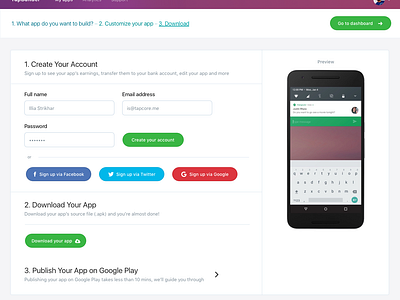 App Builder Dashboard by Illia Strikhar on Dribbble
