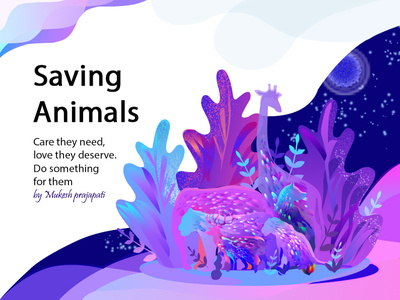 Saving Animals by Mukesh Prajapati on Dribbble