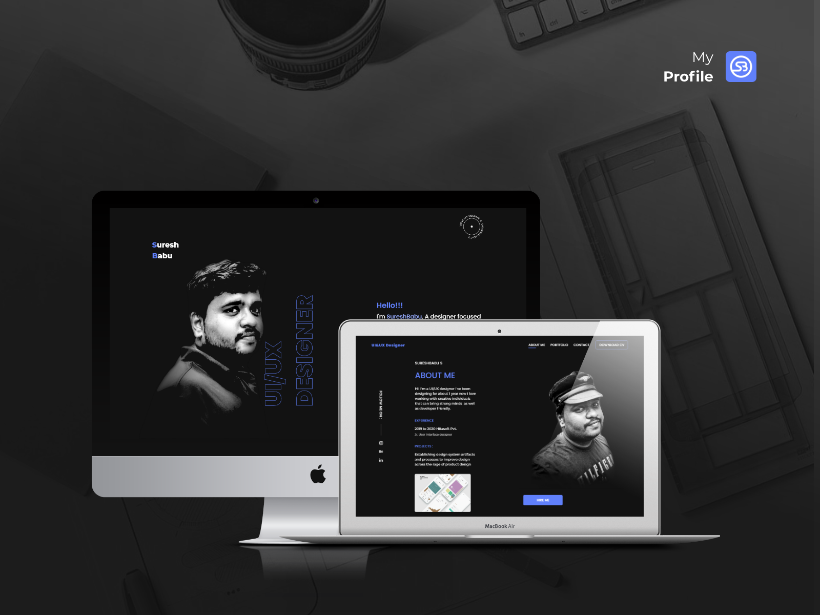 My Portfolio by Suresh Babu S on Dribbble