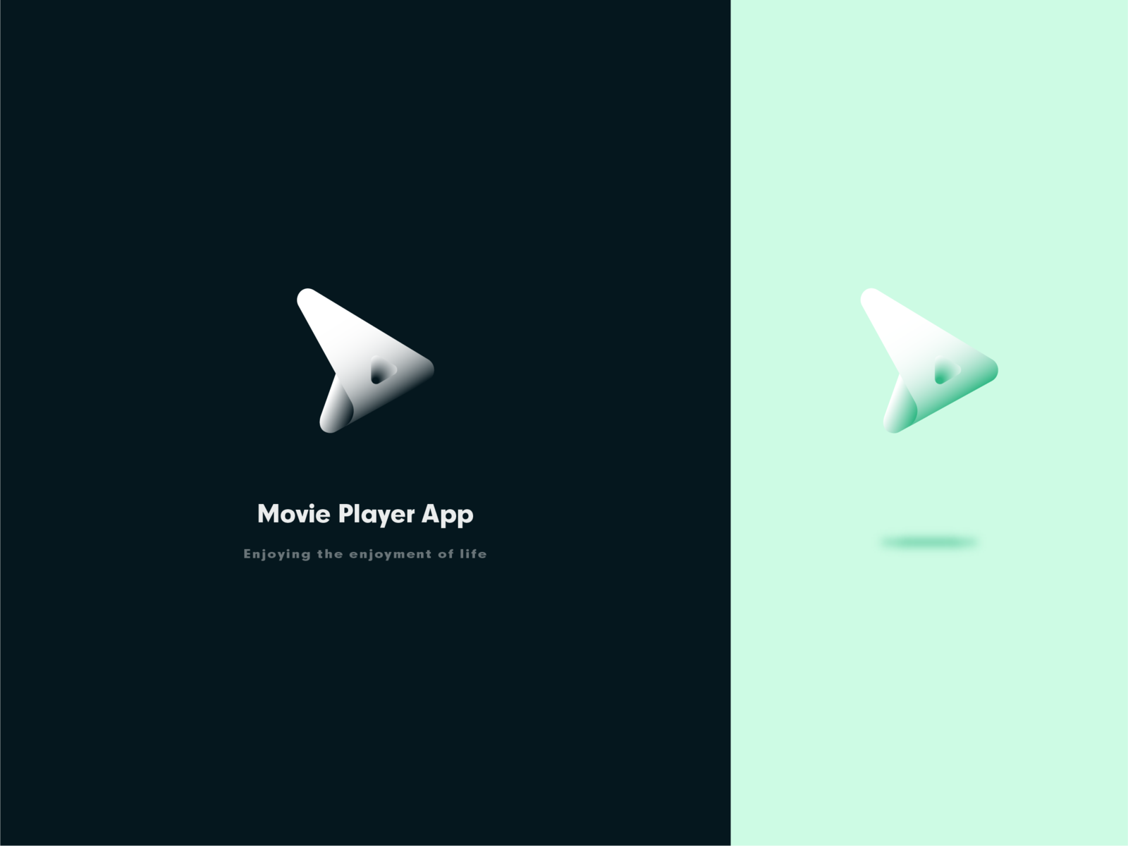 Movie player logo by jeremyzj on Dribbble