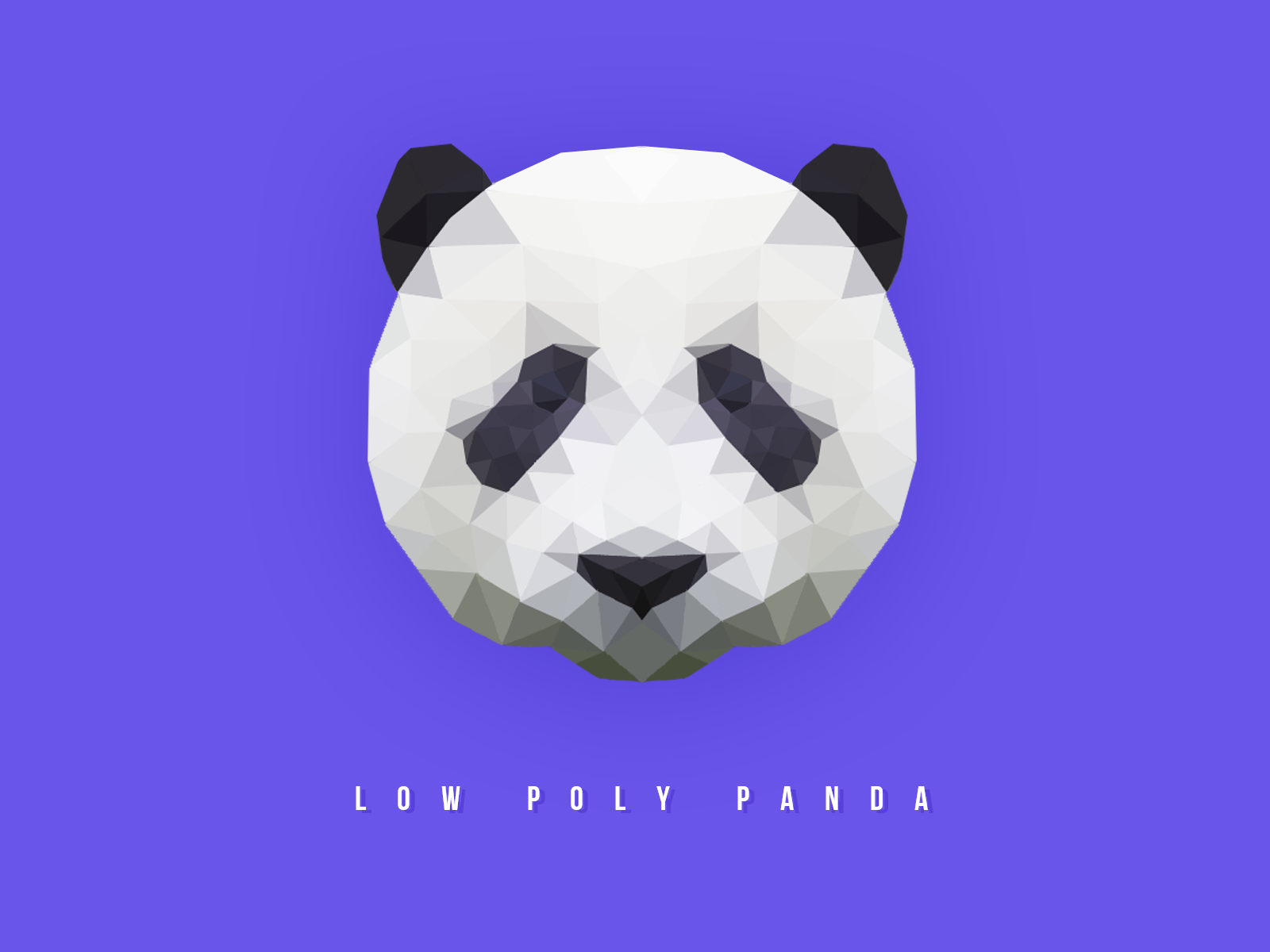 LOW POLY PANDA by KAI on Dribbble