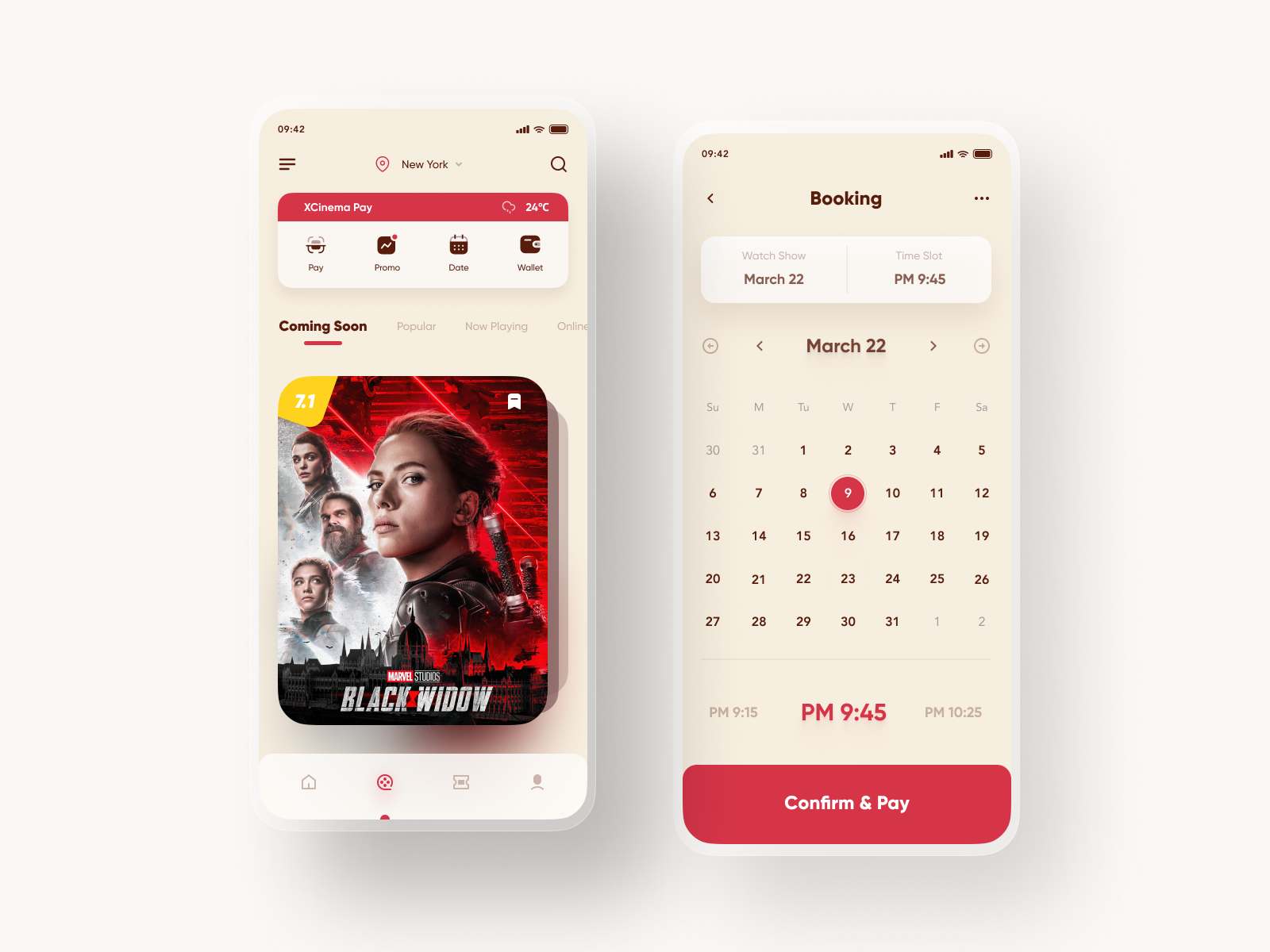Cinema Ticket App Design by YueYue for Top Pick Studio on Dribbble