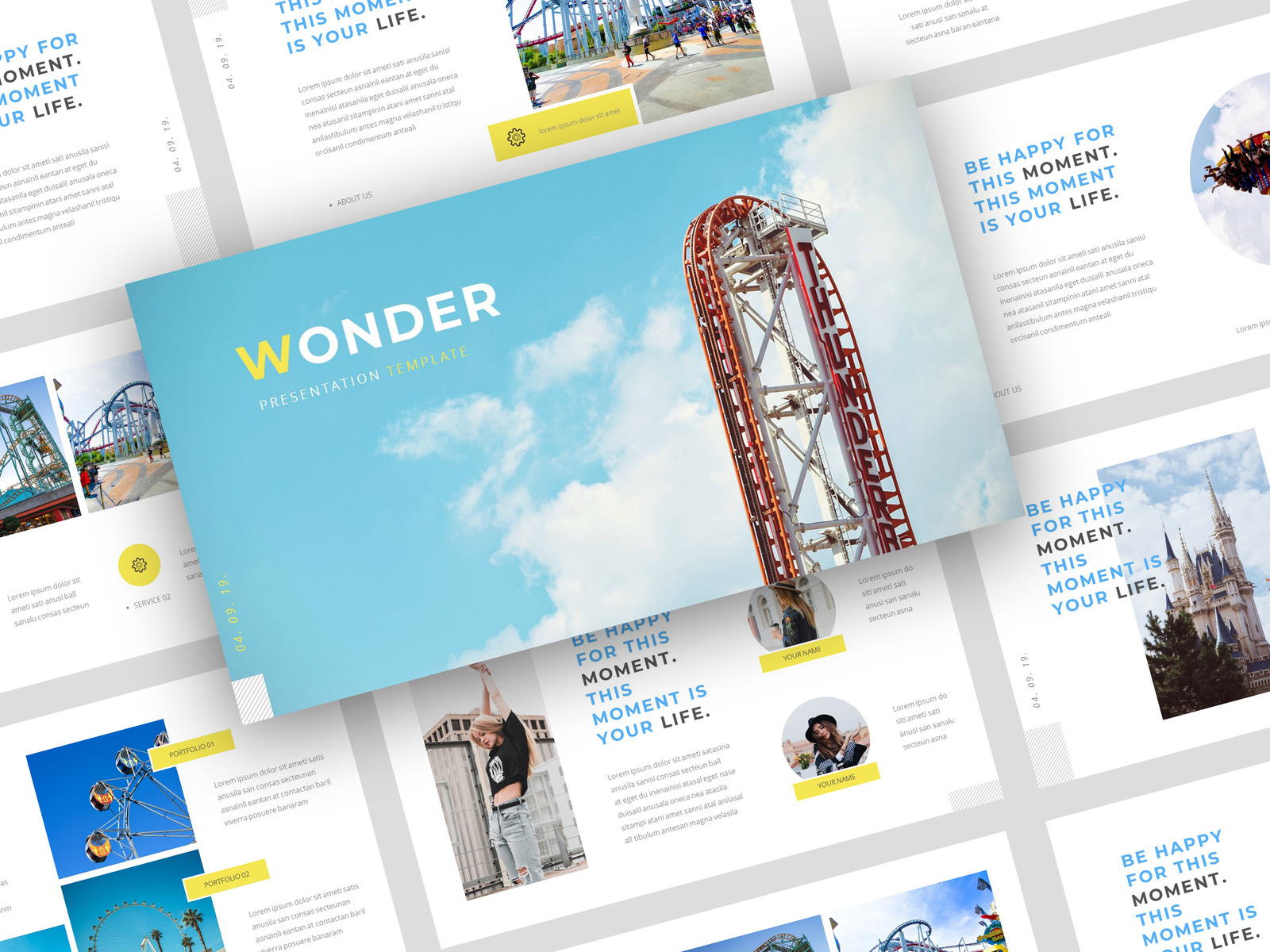 Wonder – Theme Park PowerPoint Template by StringLabs on Dribbble