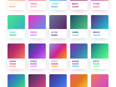 3-Step Gradients [Freebie] by Alexander Zaytsev on Dribbble