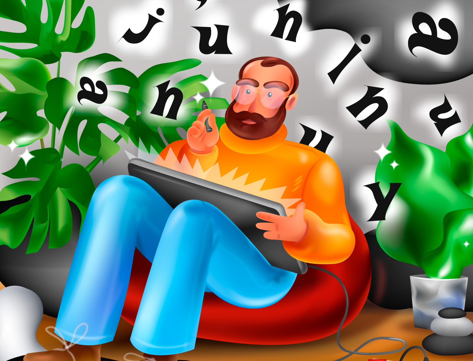 The letterer by Sandra on Dribbble