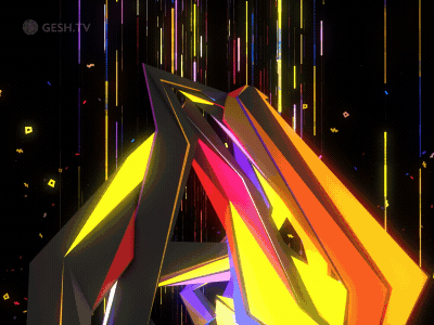 Dancing Fluorescent Visuals by Taras Gesh on Dribbble