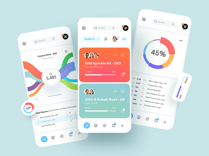 Dashboard Concept - Mobile View by Bogdan Nikitin for Nixtio on Dribbble Dashboard Concept - Mobile View by Bogdan Nikitin for Nixtio on Dribbble