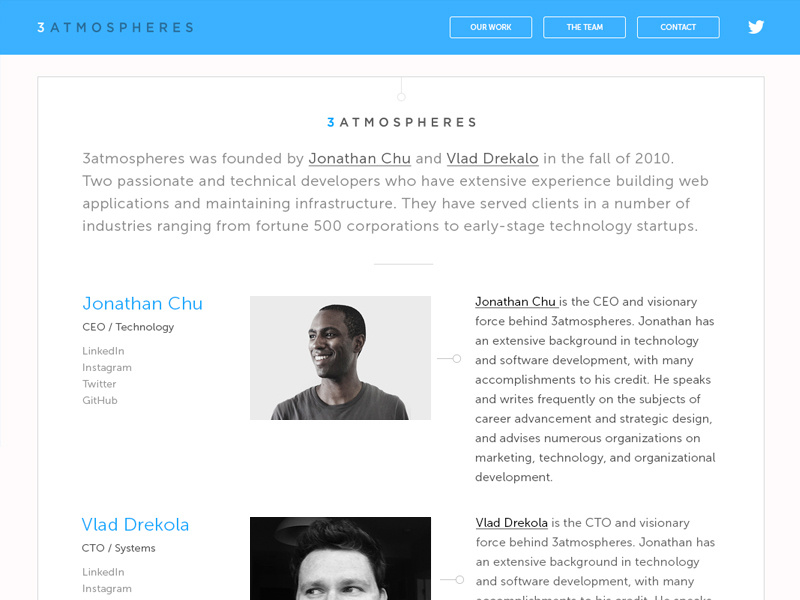 3A site design (scrolling view) by Kingsley on Dribbble