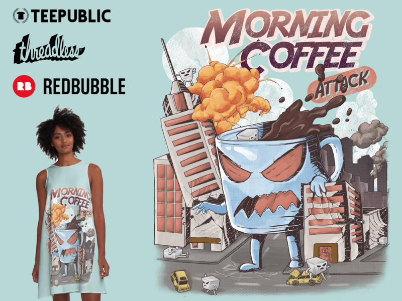coffee morning attack by Unfamouz on Dribbble