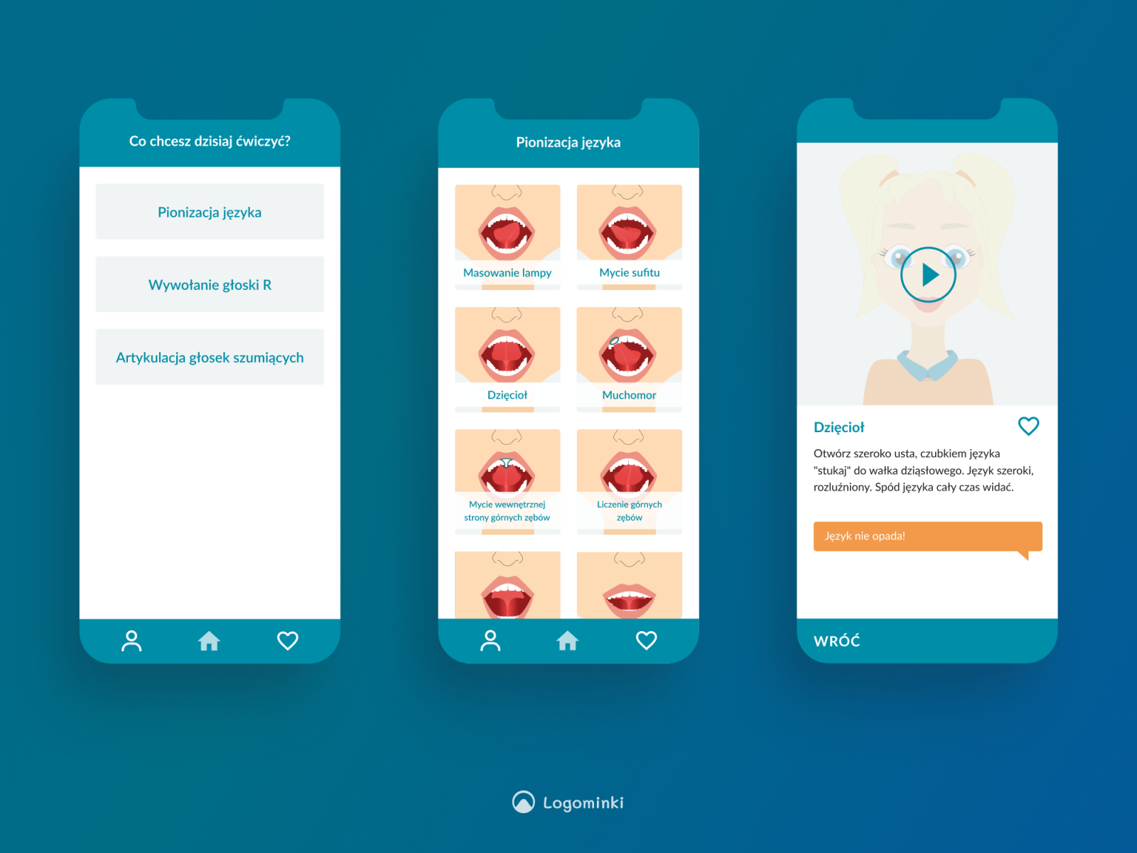 Mobile App for Speech Therapy by Agata Zawadzka on Dribbble