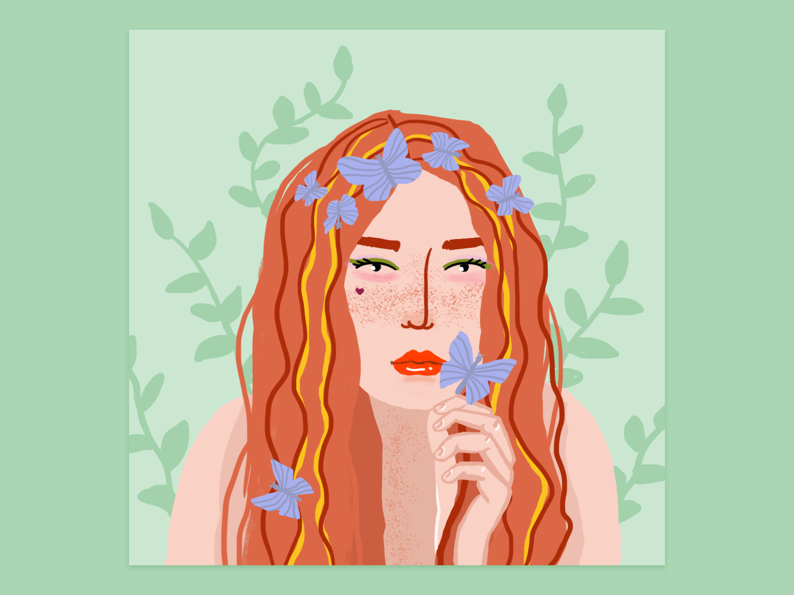Portrait Summer by Natasha Redrugina on Dribbble