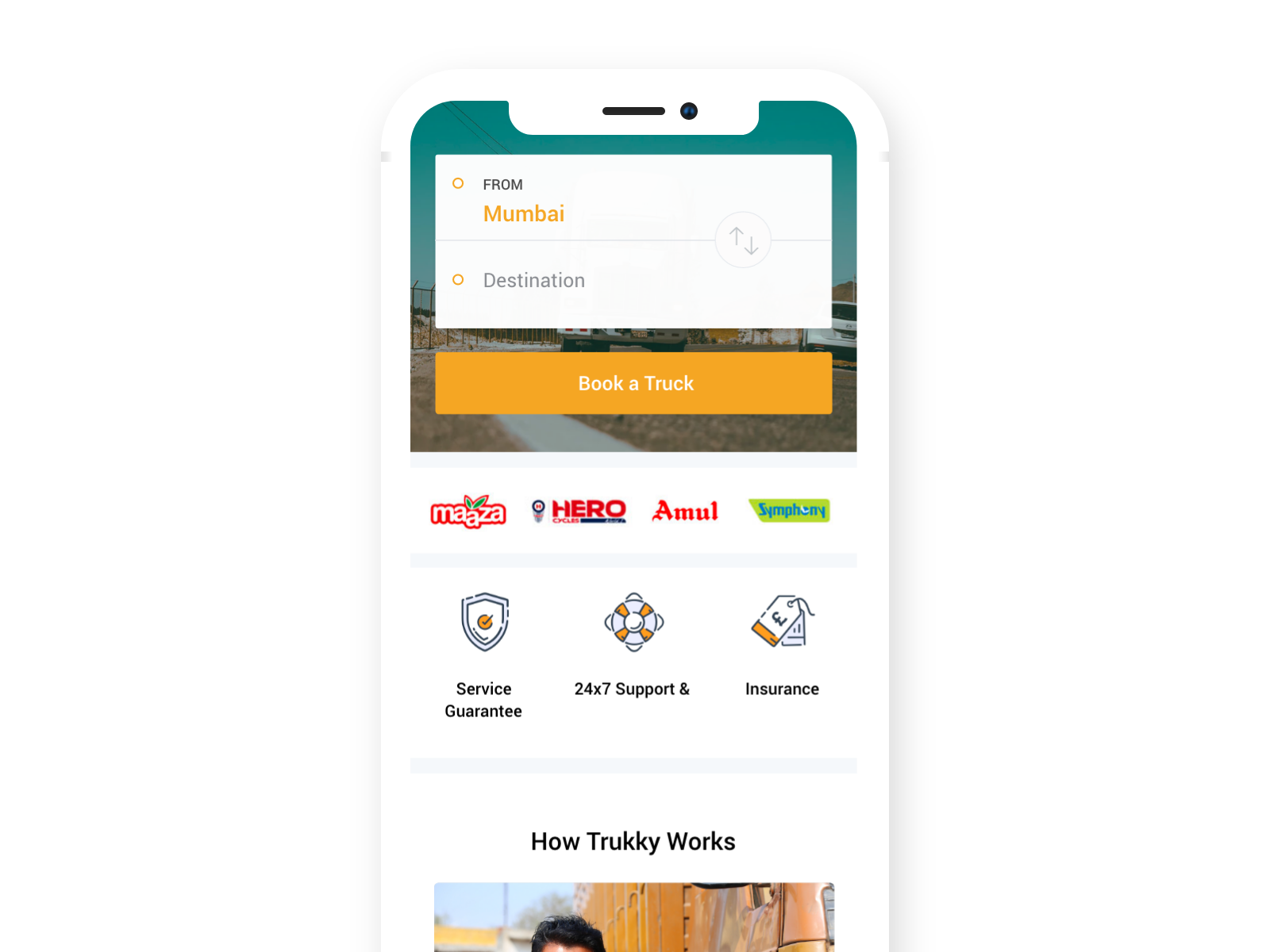 Trukky pwa designed 2017 Versiokn by Trukky Design Team on Dribbble