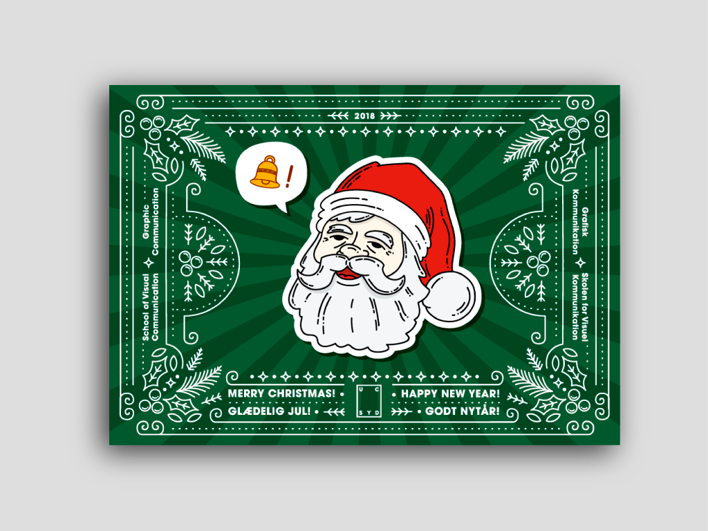 Christmas card for the School of Visual Communication by Blagoy ...