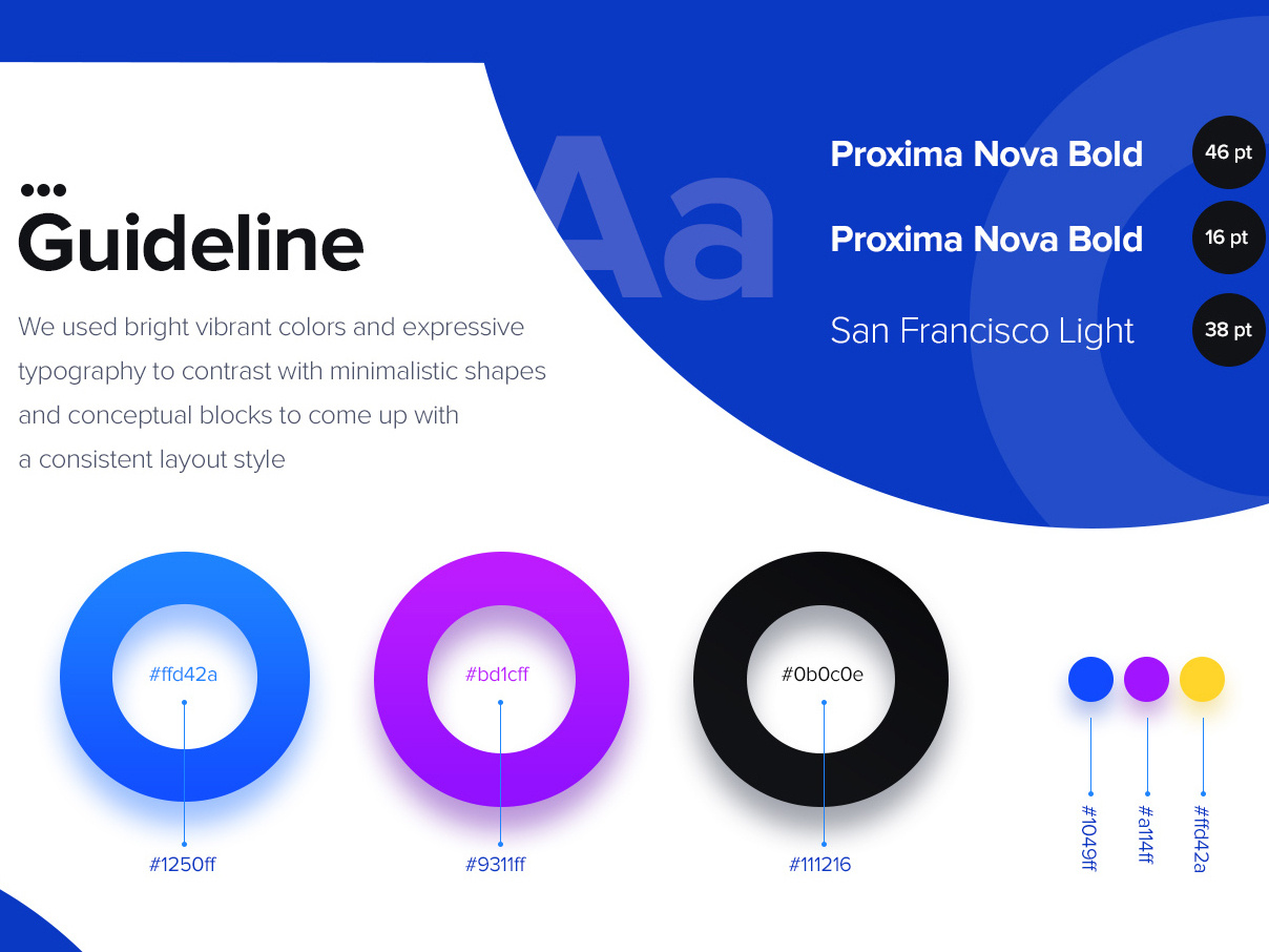 Colors & Typography by Abhishek Choudhary on Dribbble