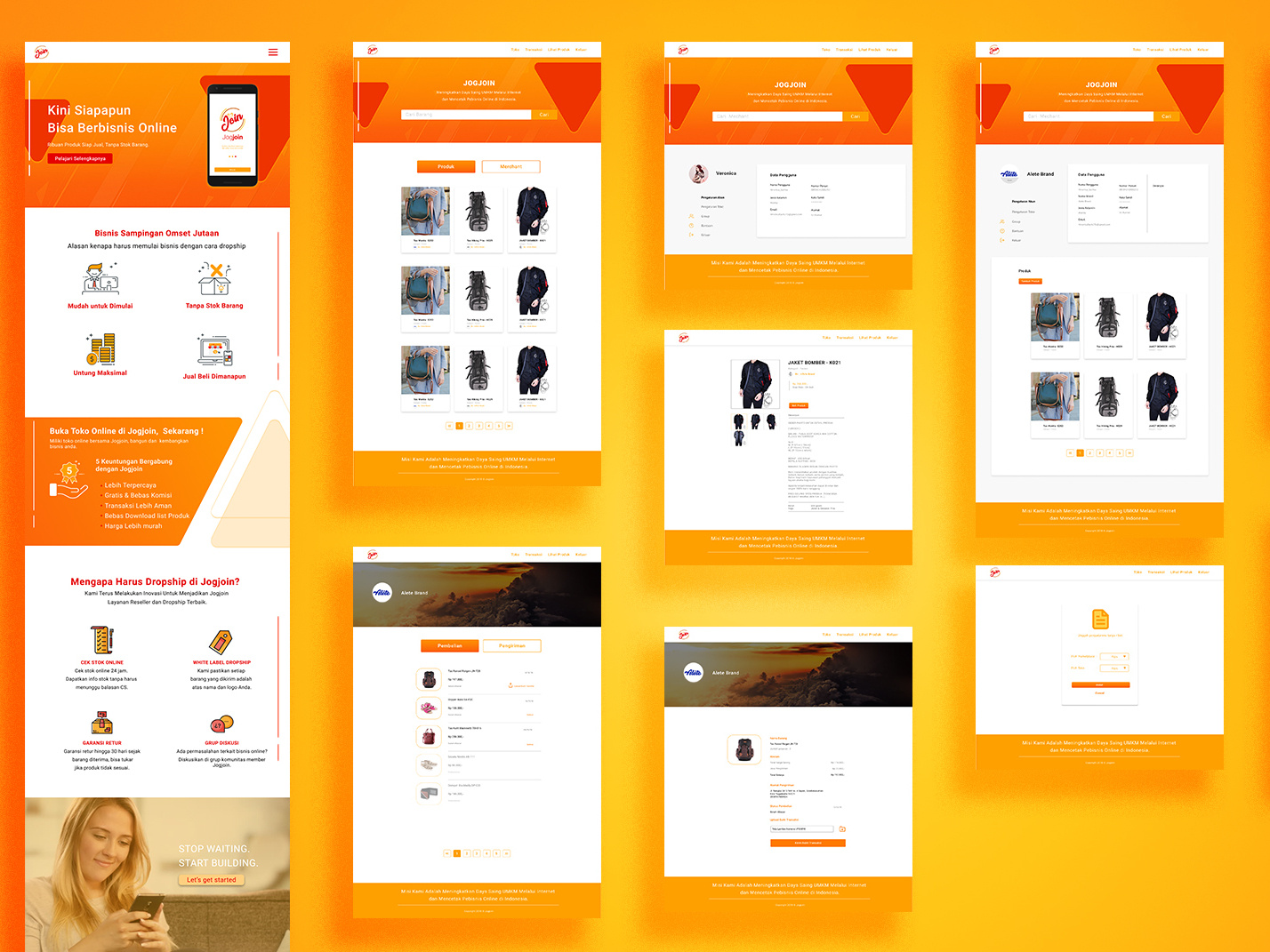 online shop web design by Kholil Mawardi on Dribbble