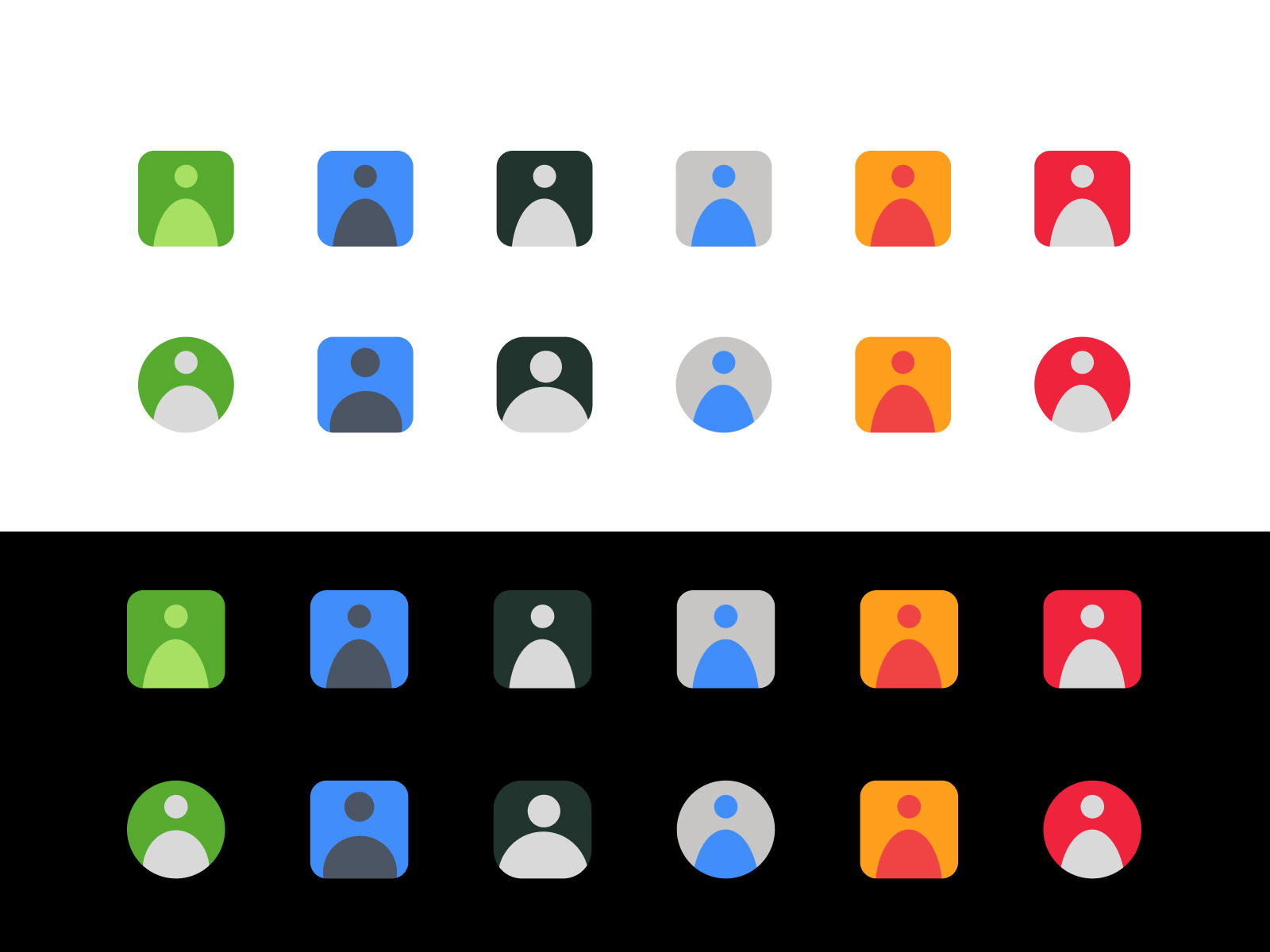 Avatars for UI Design Projects by Prathap Rathod on Dribbble