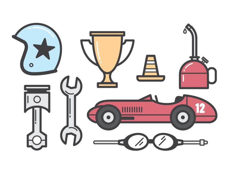 Racing Star by Scott Tusk on Dribbble