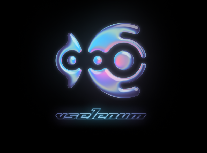 Futuristic logotype by Yana Krosh on Dribbble